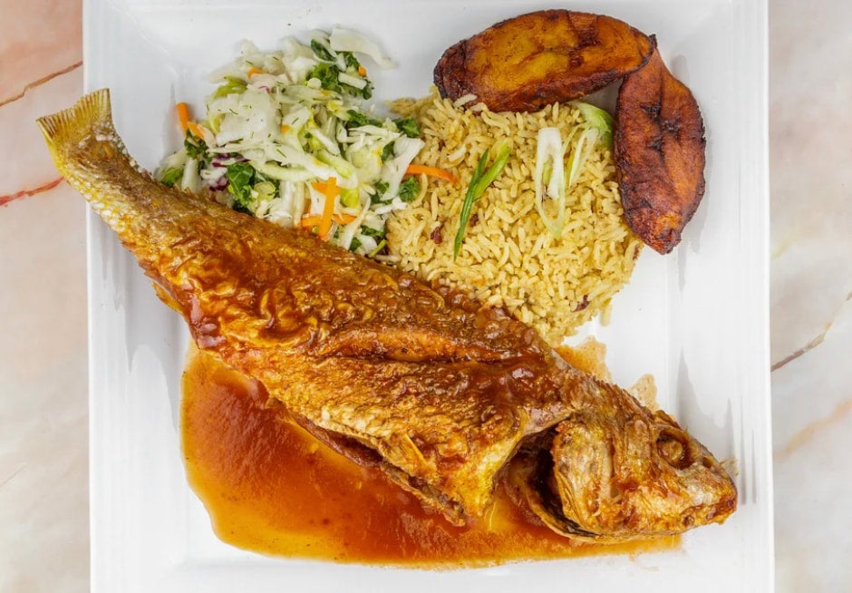 Fried Red Snapper Dinner | Pimento Jerk Kitchen and Food Truck